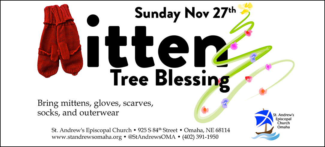 Mitten Tree Blessing Nov. 27th - St. Andrews Episcopal Church Omaha
