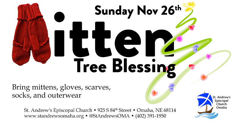 Mitten Tree Blessing - St. Andrews Episcopal Church Omaha