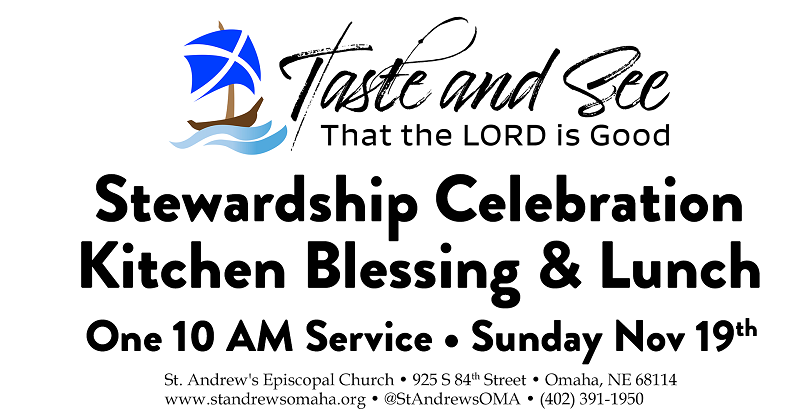 Stewardship Celebration, Kitchen Blessing, and Lunch - St. Andrews ...
