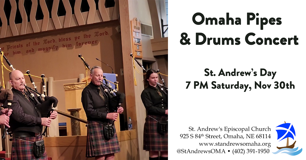 Nov 30th St. Andrew’s Day Bagpipe Concert - St. Andrews Episcopal ...